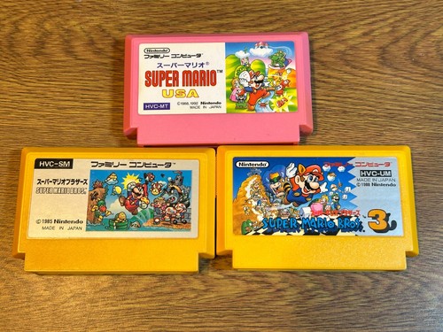 SUPER MARIO BROS. & 3 & USA SET NINTENDO Famicom NES JAPAN | eBay