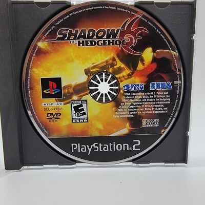 Shadow the Hedgehog (Sony PlayStation 2 PS2, 2005) Game Disc Only ...