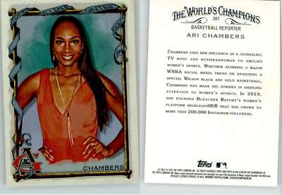 Ari Chambers 2023 Topps Allen & Ginter Silver Portrait #207 Reporter | eBay