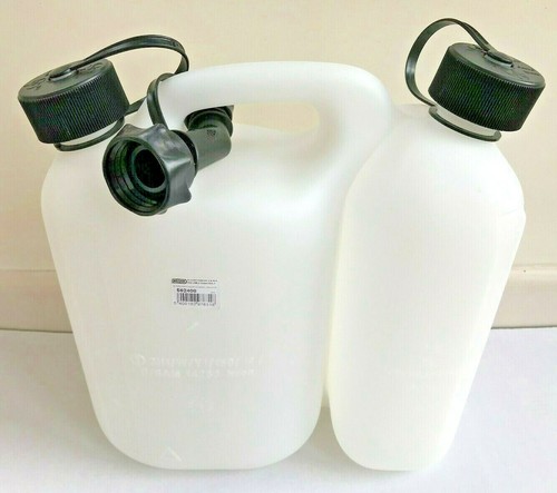 OREGON Chainsaw Combi Fuel Can Petrol & Oil Transparent Clear Container ...