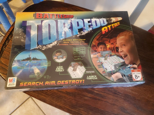 BATTLESHIP TORPEDO ATTACK Board Game 2007 MB Games Hasbro * NEW* SEALED ...