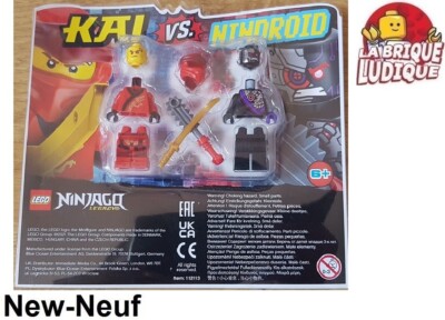 Lego Minifigure Ninjago Kai Legacy Red Vs. Nindroid Blister Pack 112113 ...