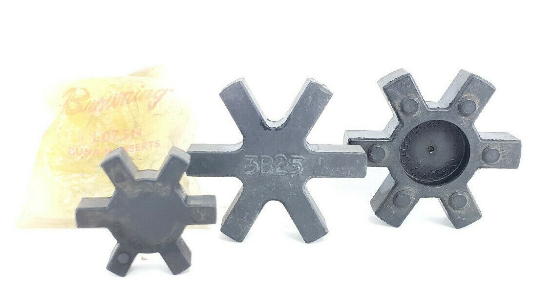 LOT OF 4 SPIDER COUPLING INSERTS L-075, L075N, L-099 / L-100, 3B25 | eBay