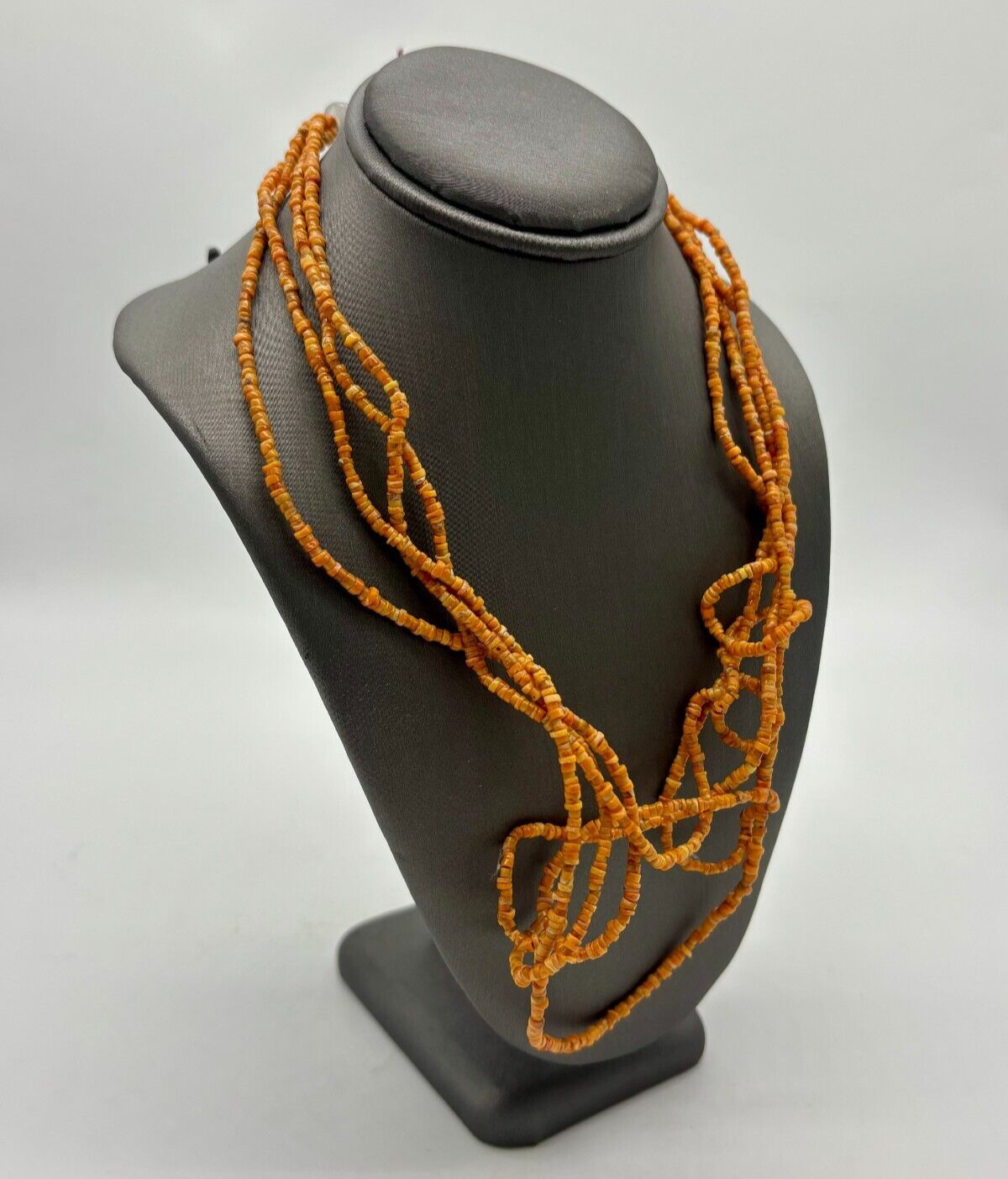 Pre-Columbian Spondylus Shell Bead Necklace - Gem
