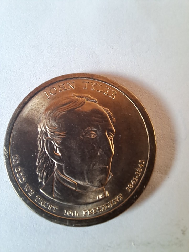 Stock 136 monete fior di conio 1 dollar John Tyler (2009 P) e Sacagawea ...