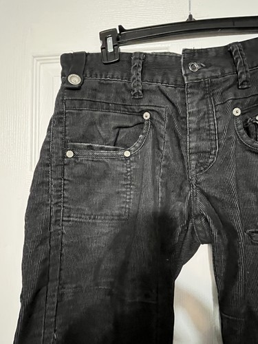 G Star Raw Denim Black Corduroy jeans 32x32 Army Radar Embro Straight ...