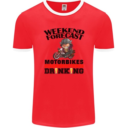 Biker Weekend Forecast Motorcycles Mens Wrestling Fotl | eBay