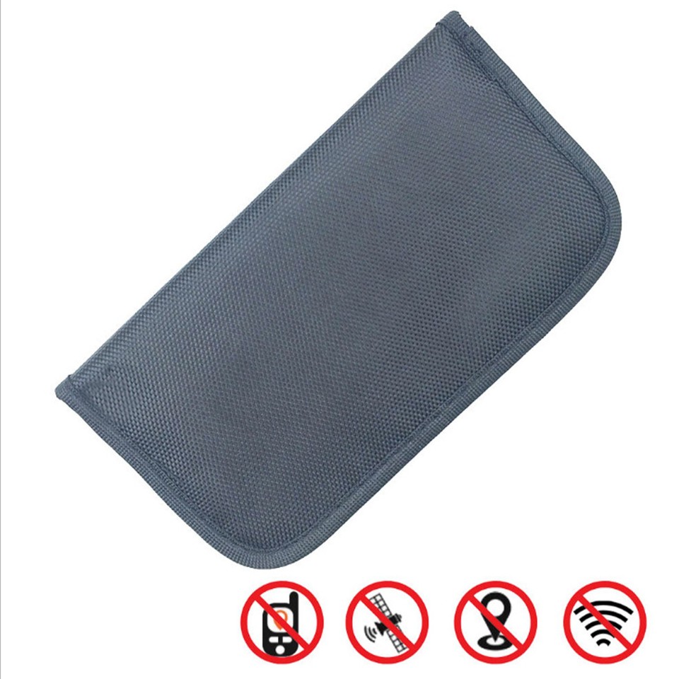 1* RF Signal Blocker 99% Anti-Radiation Shield Big Case Bag Pouch Cell ...
