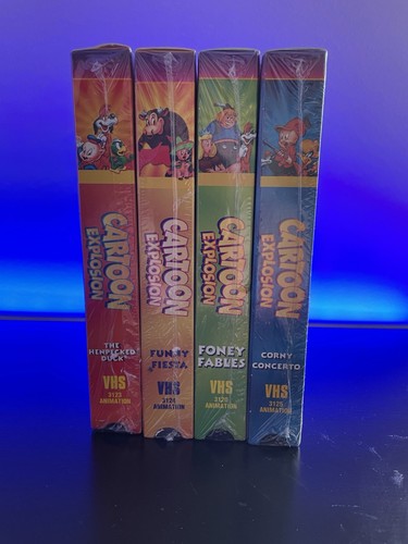 Cartoon Explosion On Vhs New Factory Sealed Four Movies | eBay