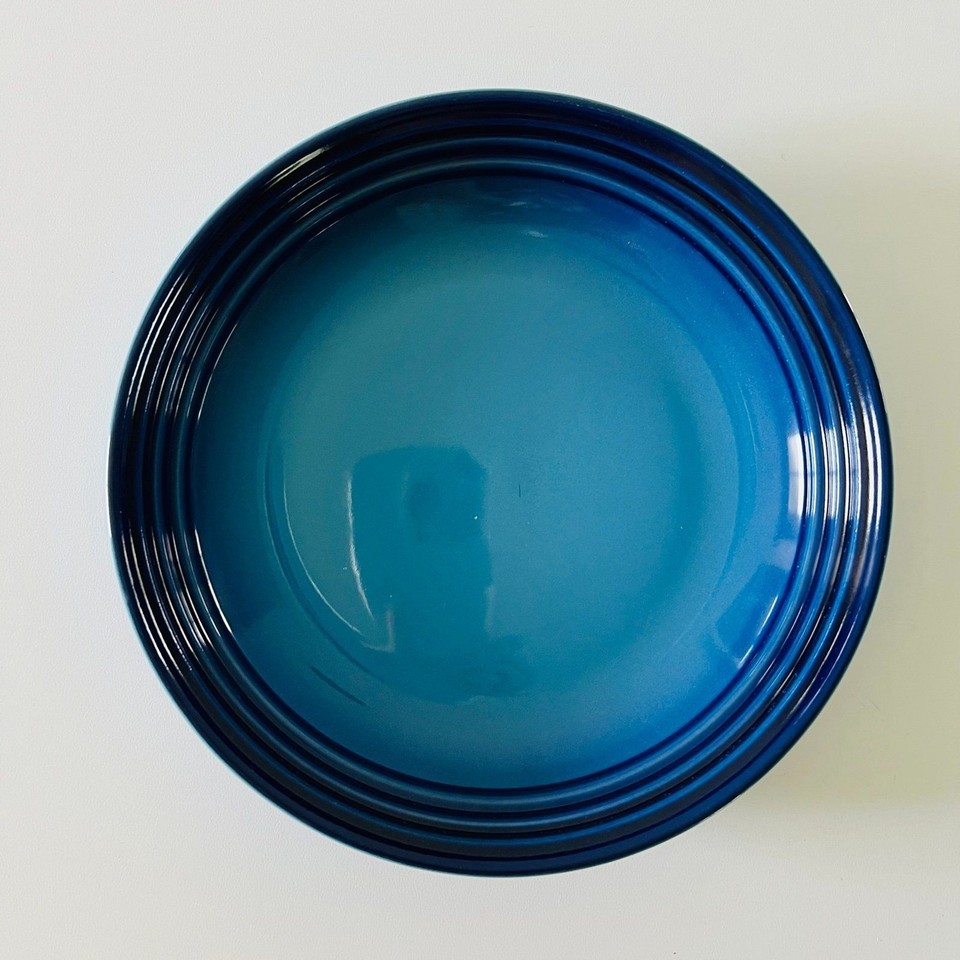 LE CREUSET Azure Blue 8.5" Pasta Bowls, Set Of 4 | eBay