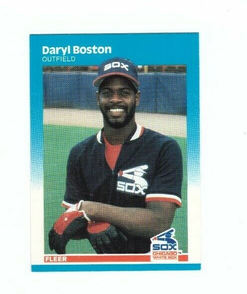 1987 Fleer Baseball Card #487 Daryl Boston White Sox | eBay
