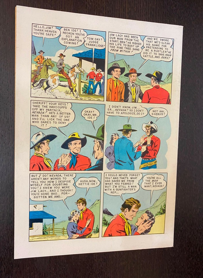 FOUR COLOR COMICS #412 (Dell 1952) -- Golden Age -- Zane Grey Nevada ...