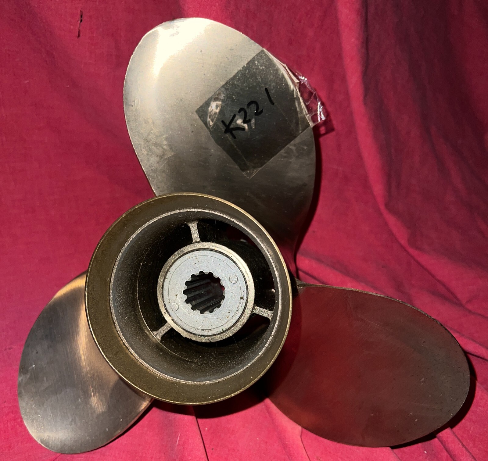 MI Wheel 11 1/4 x 10 037010 Nibral Propeller For Mercury Mariner 40 ...