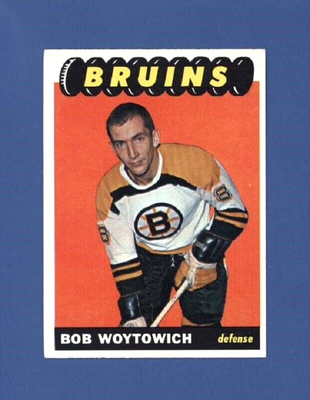 1965-66 Topps #100 BOB WOYTOWICH (rc) EXMT Boston Bruins *NICE* | eBay