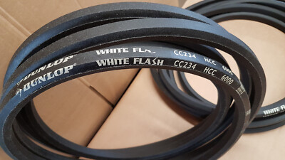 BELT Double V-belt Dunlop White Flash CC234 HCC 6000mm. | eBay