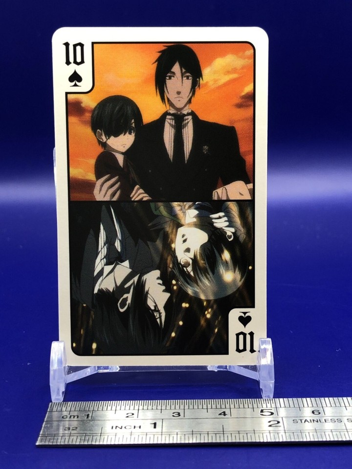 Sebastian Michaelis Black Butler Playing Cards Card Animage 2009 Spade ...