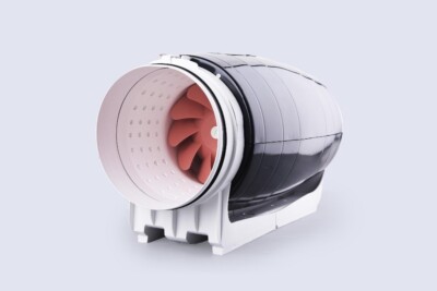 200mm 8" Silent REB Speed Control Time Control Inline Turbo Fan ...