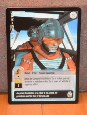 JEDI KNIGHTS STAR WARS TRADING CARD STRATEGY GAME: ZEV SENESCA - T-47 ...