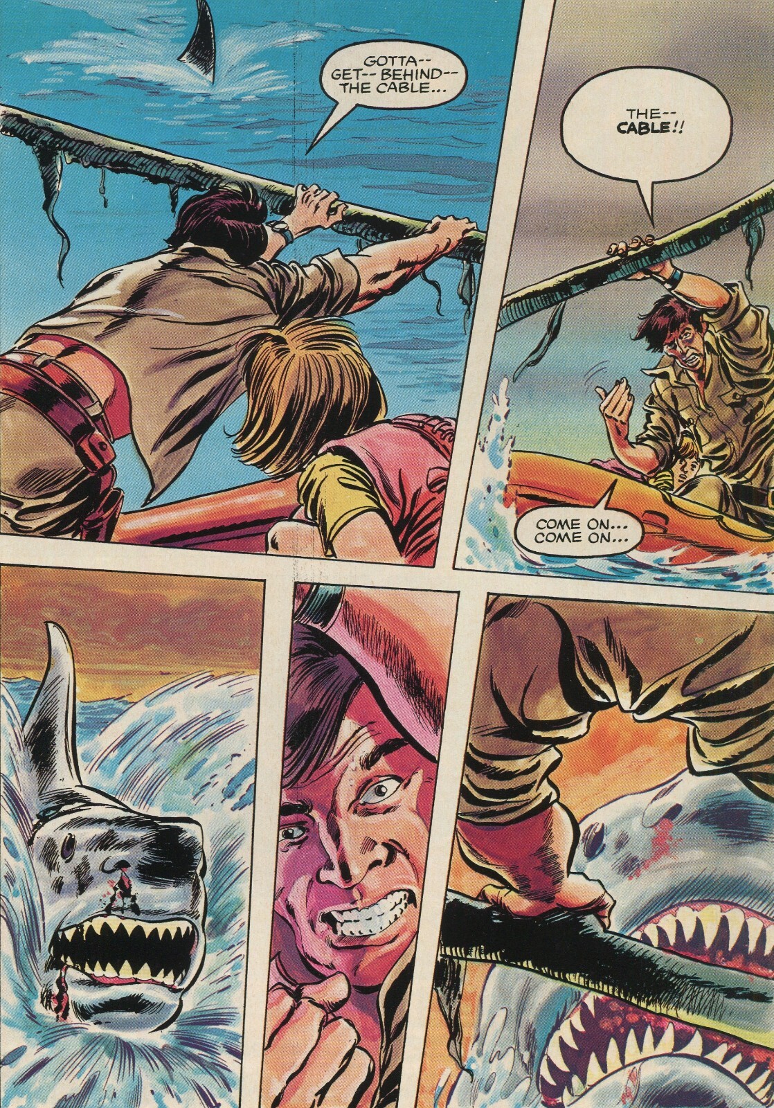 Jaws 2 Marvel Super Special 6 Magazine Movie Adaptation Shark Attack ...