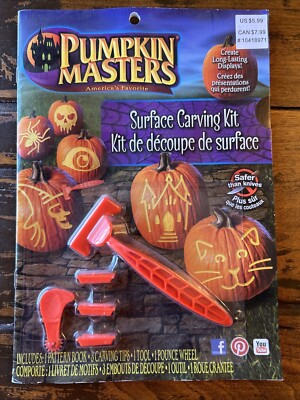 Pumpkin Masters SURFACE CARVING KIT ~ NEW ~ Carve Up Some Halloween ...