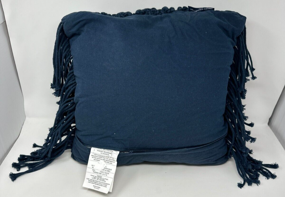French Connection Avery Woven Macramé Tassel Fringe Decorative Throw ...