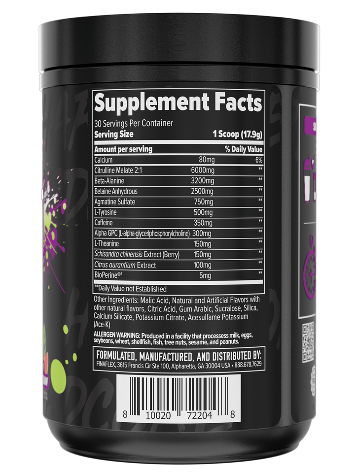 FinaFlex Stimul8 Hardcore Pre-Workout Energy Drink Mix for Muscle Gain ...