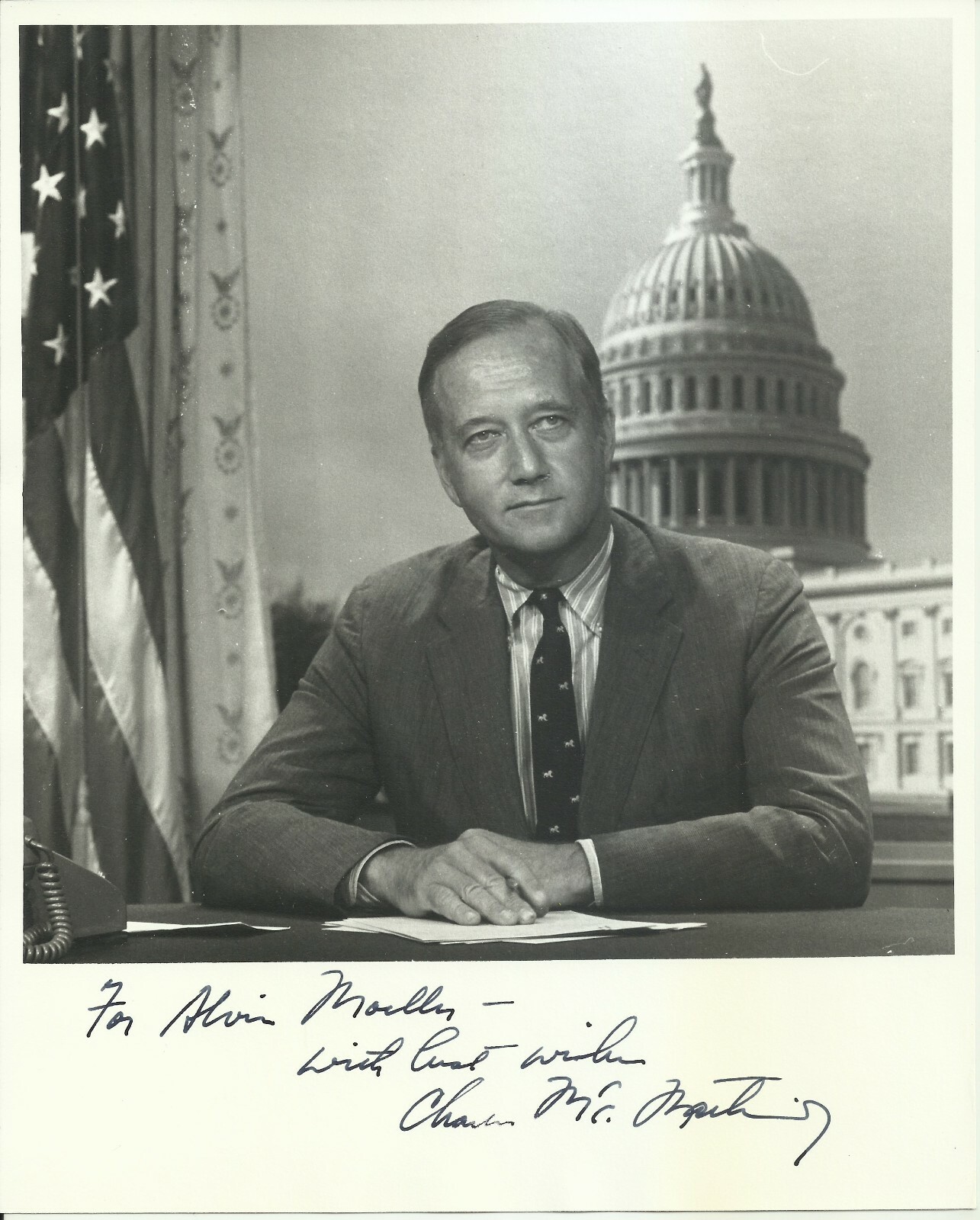Charles Mathias - U.S. Senator Original Autograph 8x10 Signed Photo | eBay