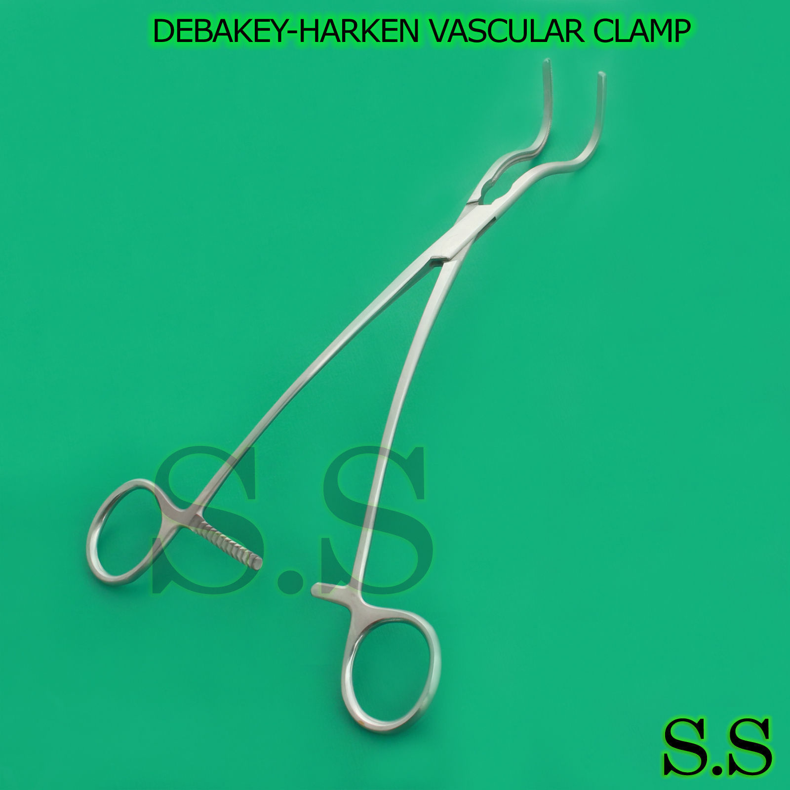 DEBAKEY-HARKEN ATRAUMATA VASCULAR CLAMP 9" SR-511 | eBay