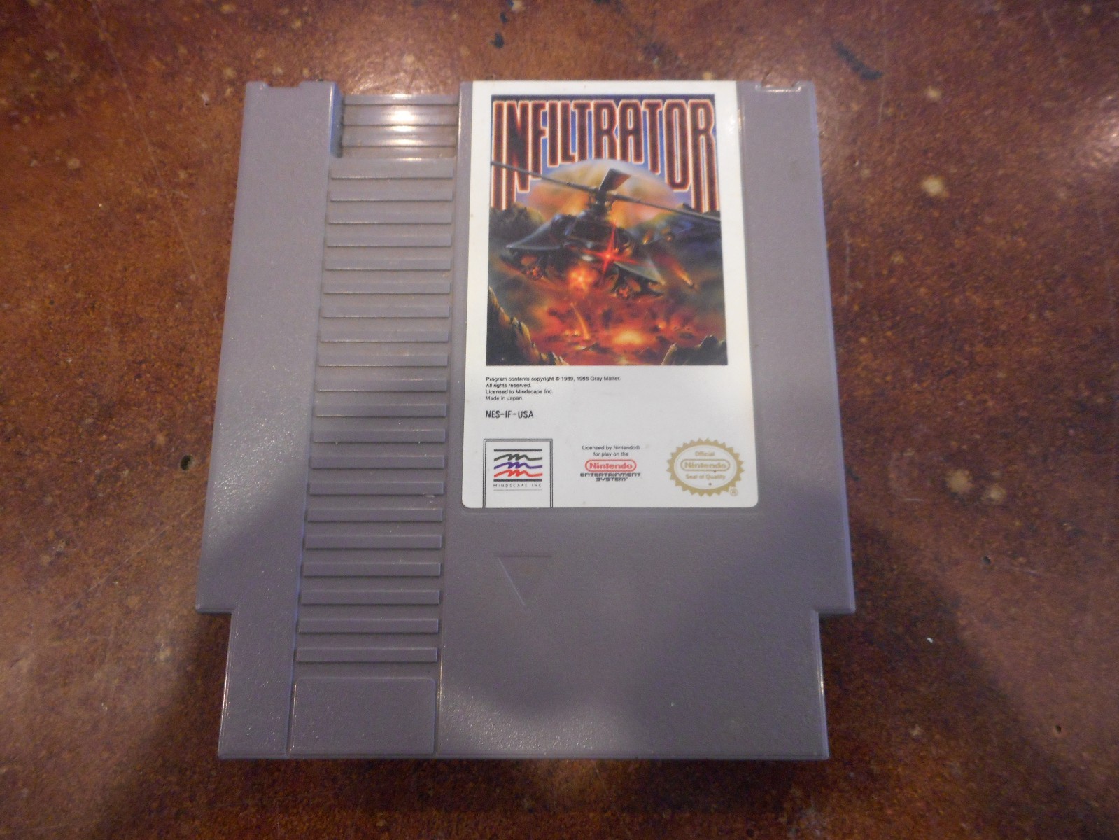 Infiltrator (Nintendo Entertainment System, 1990) NES Cartridge Only ...