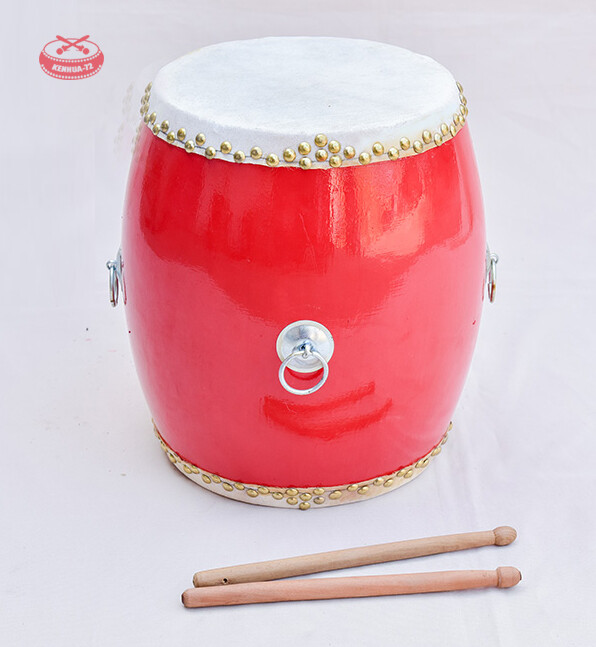 33cm*32cm Chinese War Drum/high Drum/cowhide Red Drum/dance Teaching ...