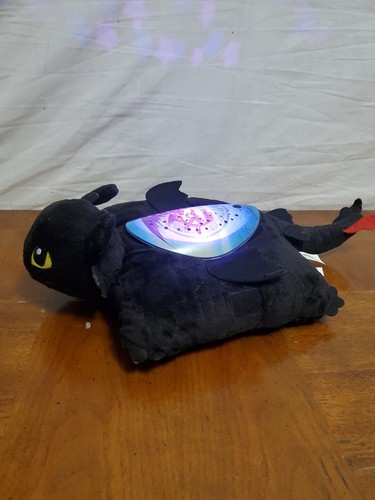 How to Train Your Dragon TOOTHLESS Pillow Pet w/Sleep Time Lights Plush ...