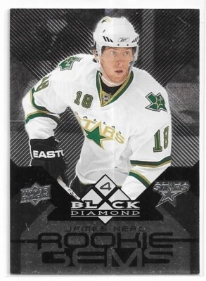 JAMES NEAL 2008-09 UD Black Diamond ROOKIE GEMS card #195 Dallas Stars ...