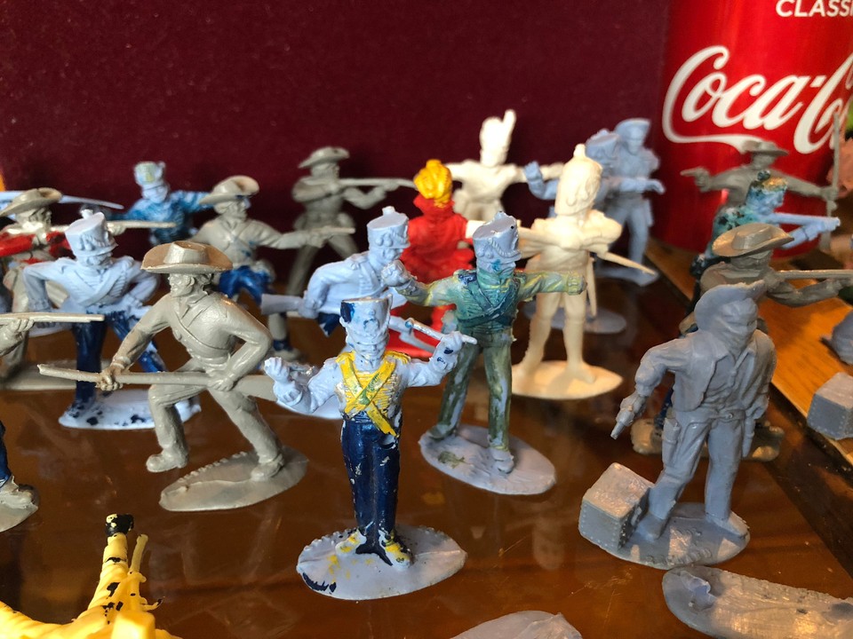 Very Old Retro Cow Boy Indian Random Toy Soldiers Made in England Rare ...