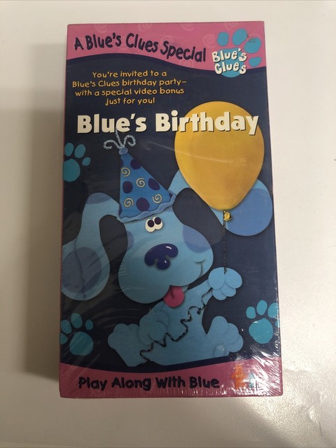 Blues Clues - Blues Birthday (VHS, 1998) for sale online | eBay