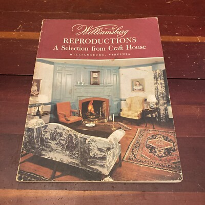 Williamsburg Reproductions 1964 Craft House Interior Designs Catalogue ...