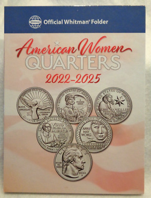 Whitman American Women Quarters Coin Folder 2022-2025 Album Book | eBay