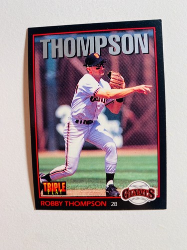 1993 DONRUSS TRIPLE PLAY #81 ROBBY THOMPSON NM-MT MLB BASEBALL CARD | eBay
