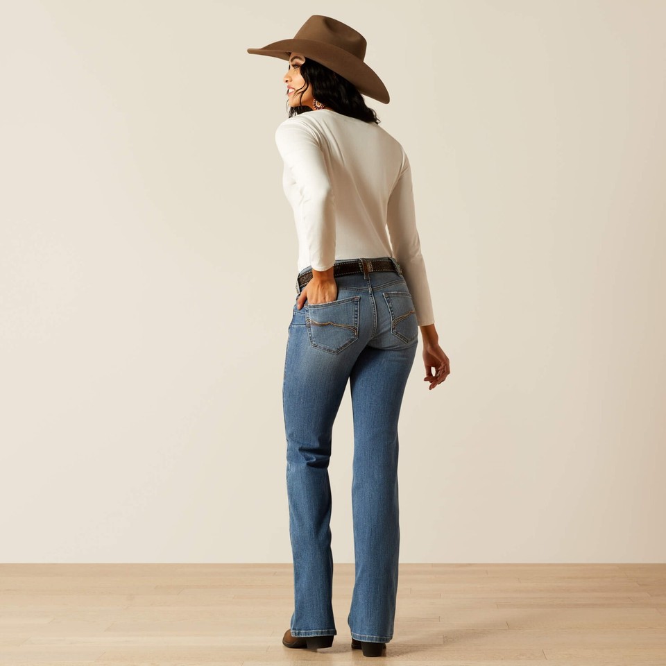 ARIAT WOMEN'S Mid Rise Allison CALIFORNIA Boot Cut Jeans-51842 | eBay