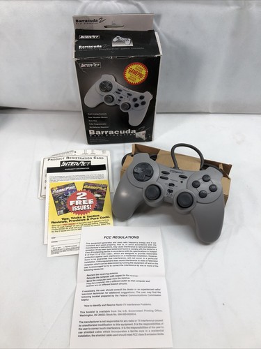 BOXED PLAYSTATION INTERACT BARRACUDA 2 DUAL VIBRATION GAME CONTROLLER ...