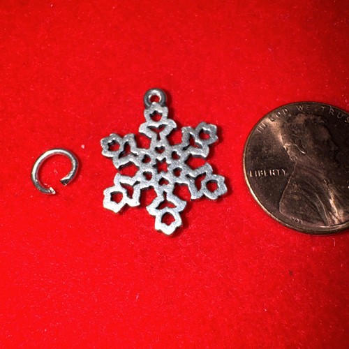 James Avery Sterling Silver DUTCH SNOWFLAKE Charm - Cut Ring | eBay