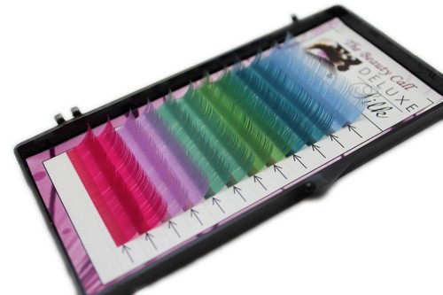 Spring Cool Color Silk Lashes C Curl .15mm/.20mm Eyelash Extension | eBay