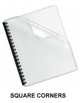 Clear Plastic Binding Covers - 7 Mil. - 100 Sheets | eBay