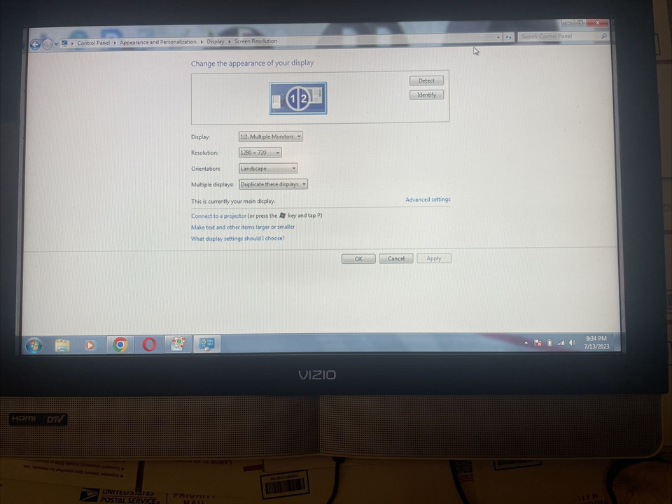 Vintage VIZIO 32 In VX32L HDTV10A LCD HDTV VGA Monitor HDMI S-Video AV ...