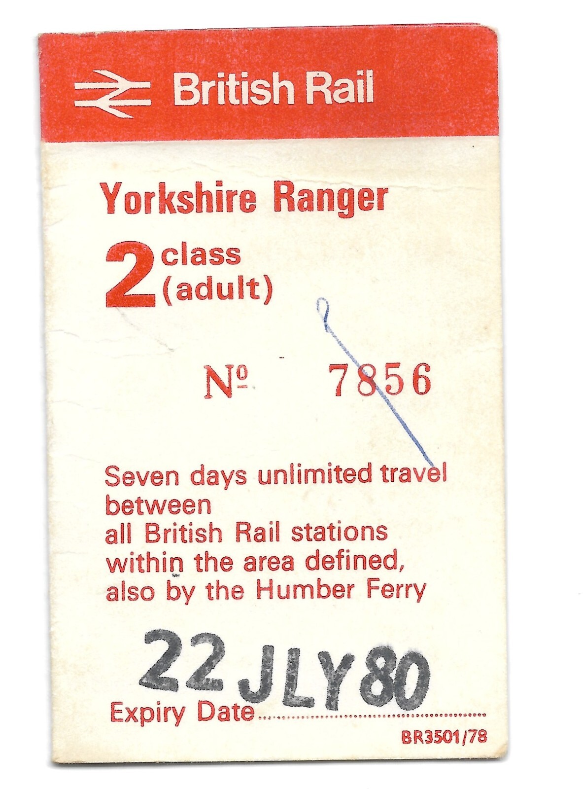 1980 Yorkshire Ranger 2nd Class Adult | Grelly UK