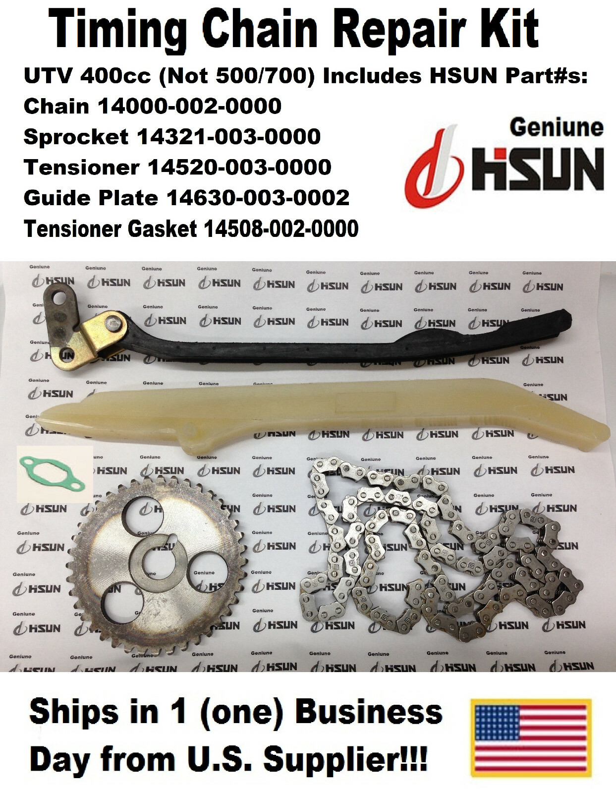 HISUN UTV 400 TIMING CHAIN REPAIR KIT, 14000-002-0000, and More! OEM ...