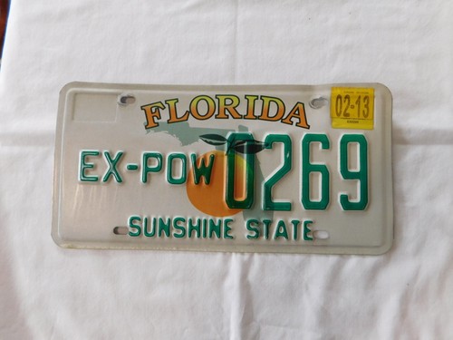 Florida 2013 EX - POW license plate # 0269 | eBay
