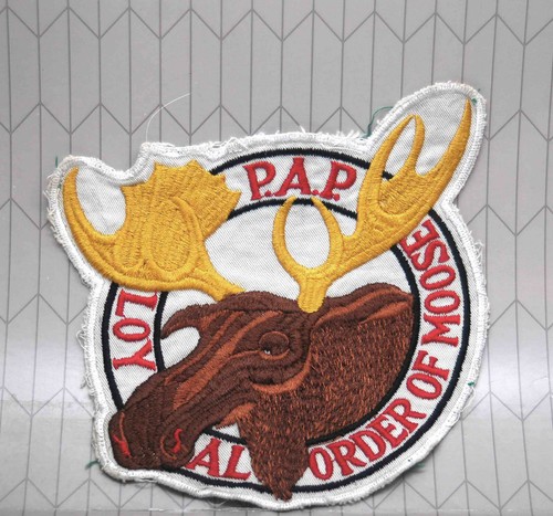 VINTAGE 1950'S LARGE P.A.P. LOYAL ORDER MOOSE JACKET PATCH | eBay