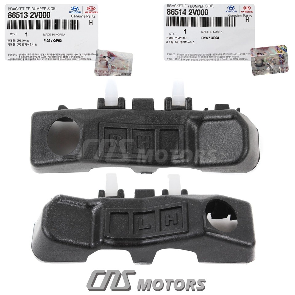GENUINE Front Bumper Bracket LEFT & RIGHT for 12-17 Hyundai Veloster ...