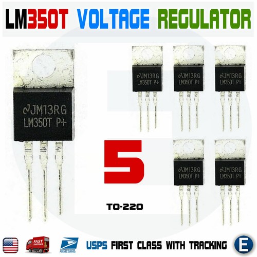 5pcs LM350T 3.0A Adjustable LM350 Output Positive Voltage Regulator TO ...