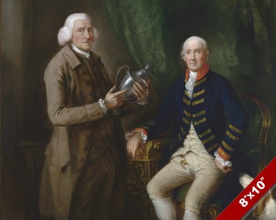 WILLIAM HOLLIS EARL OF ESSEX & THOMAS CLUTTERBUCK PAINTING ART REAL ...